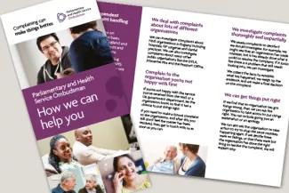 Helping your constituents use our service | Parliamentary and Health ...